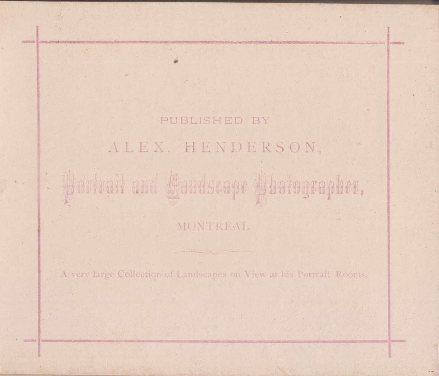 Alexander HENDERSON, Photographs of Montréal (vers 1870-80) - ALBUM DE ...