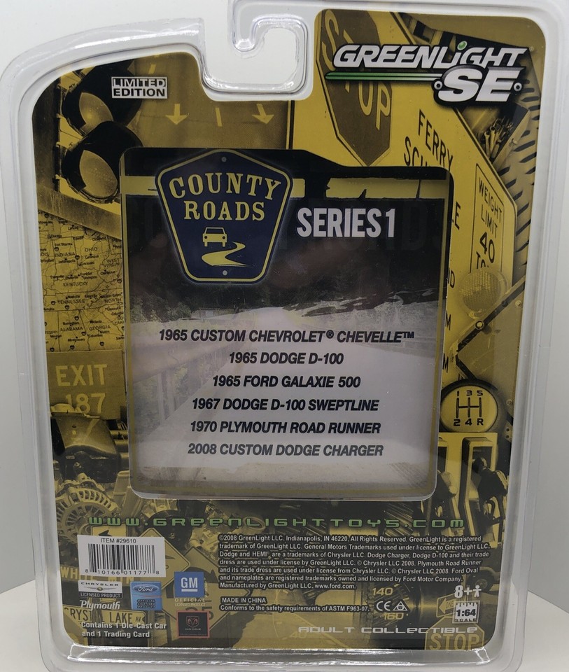 Greenlight County Roads 2008 1967 Dodge D-100 Sweptline | eBay