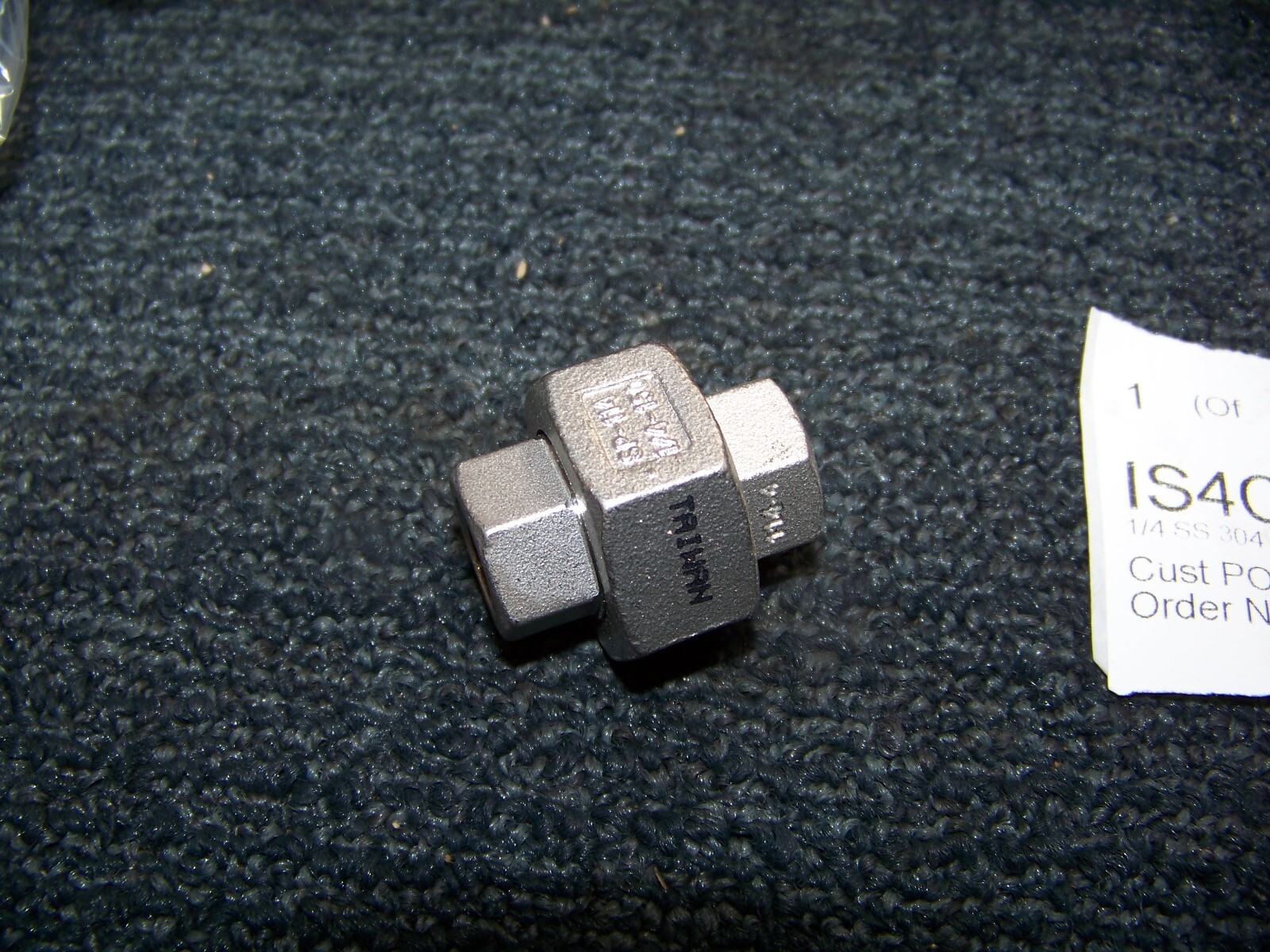 1/4" 304 Stainless Steel SP114 Threaded Union 150# IS4CTUSP114B New | eBay