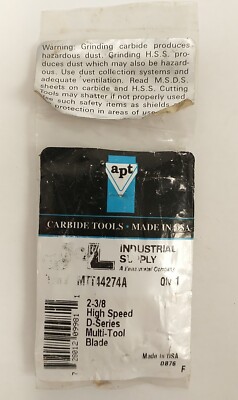 APT DB76 2-3/8" Multi Tool Blade 3/16" Thick HSS Made In USA 🇺🇸 | eBay
