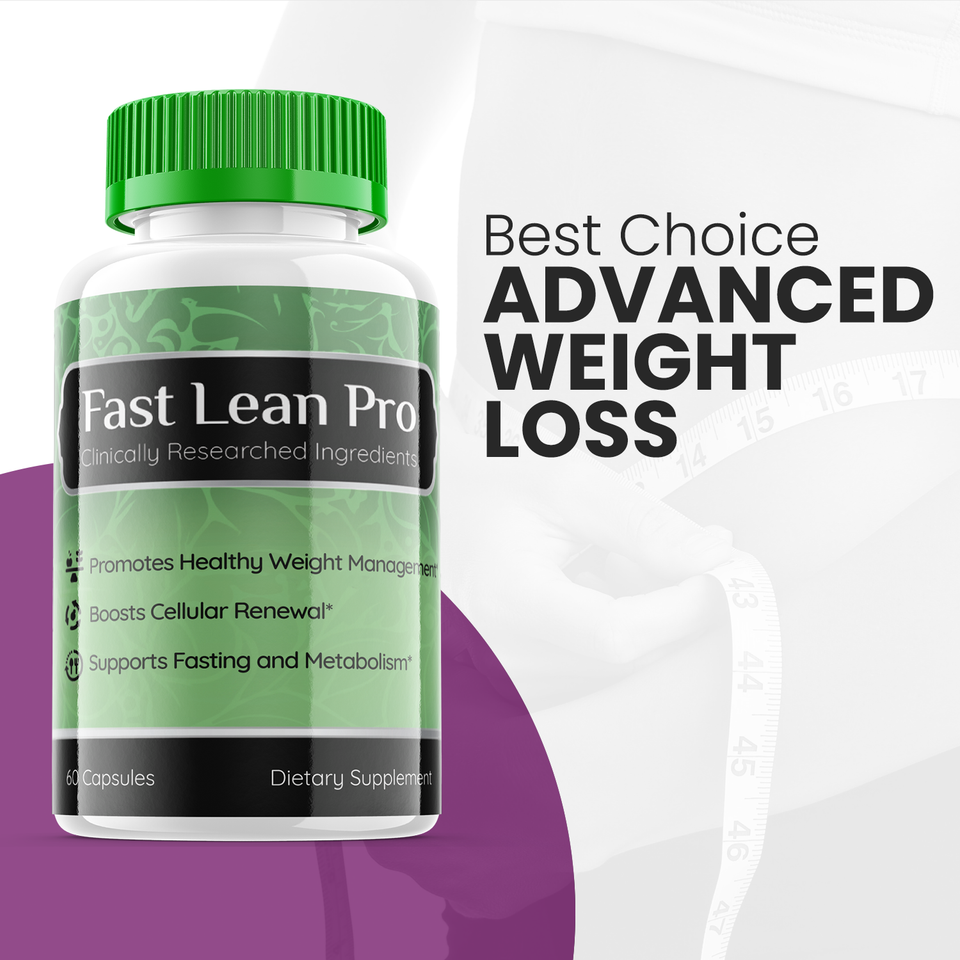 Fast Lean Pro, Fast Lean Pro Dietary Supplement for Weight Loss (60 ...