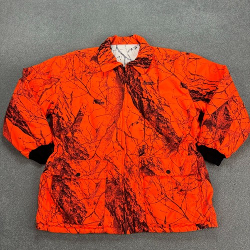 RealTree Jacket Adult Large Orange Work Wear Camo Hunting Outdoors Coat ...