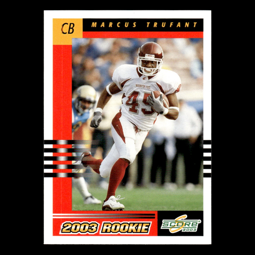 Marcus Trufant Rookie #325 2003 Score Seattle Seahawks Football Card ...