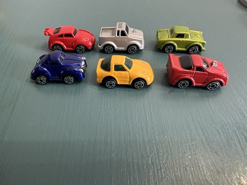 Sona Diecast Toy Car Lot 6pcs 50mm Assorted Colors Red Silver Green ...