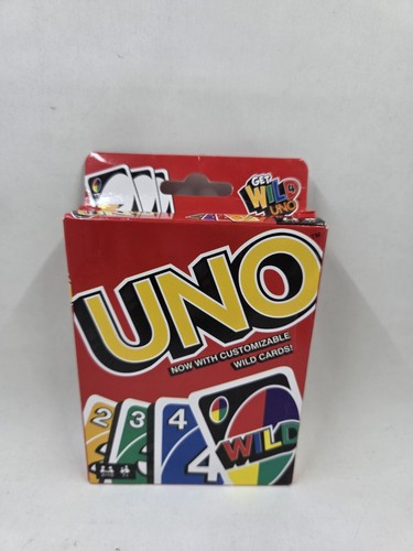 UNO Card Game With Customizable Wild Cards Complete 194735041251| eBay