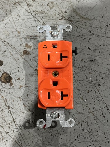 🔥General Electric GE 5362-IG Orange Duplex Receptacle (Box 6) New Free ...