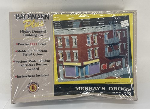 NIB Bachmann Plus #35104 HO Scale Murray's Drugs Store Building Kit | eBay