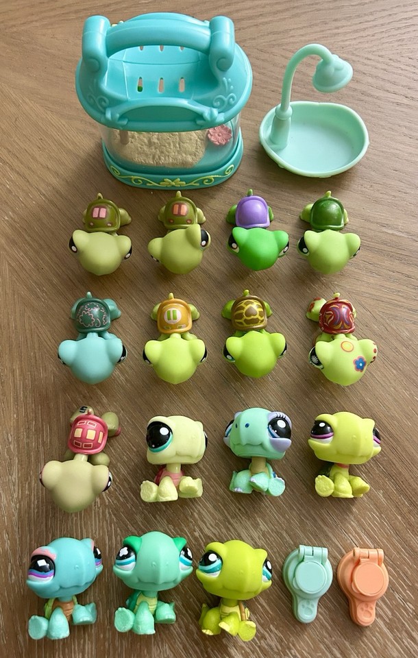 Littlest Pet Shop LPS Authentic Turtles (15 total) with accessories | eBay