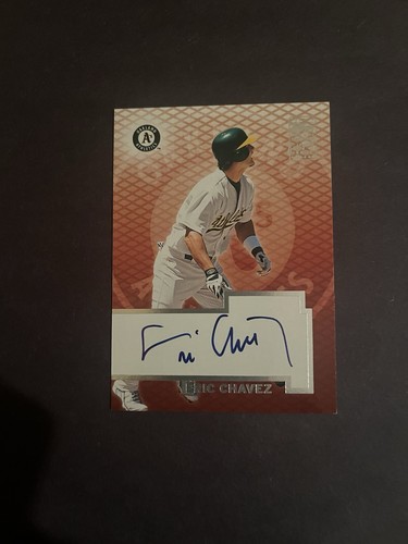 ERIC CHAVEZ 2003 TOPPS CERTIFIED AUTOGRAPH AUTO! OAKLAND ATHLETICS! | eBay