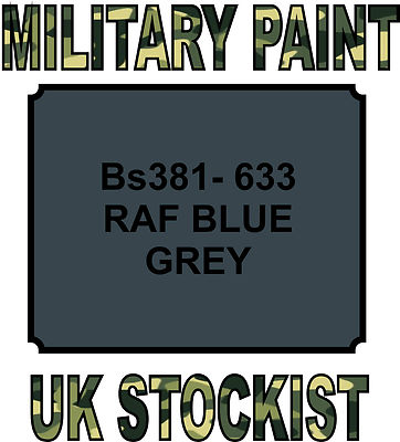 633 RAF BLUE GREY MILITARY PAINT METAL STEEL HEAT RESISTANT ENGINE ...