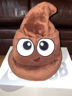 Funny Poop Emoji Hat Fiesta Toys Plush Party Meme | eBay
