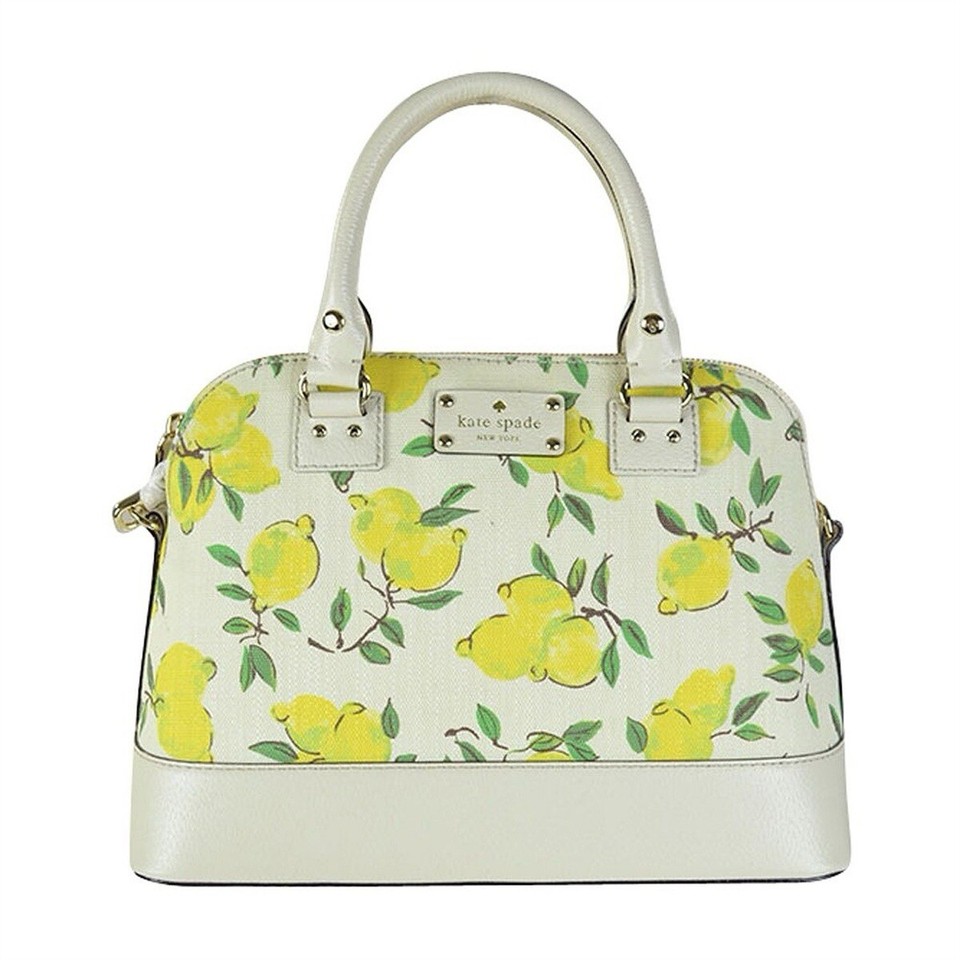 Kate Spade Rachelle Wellesley Lemon Fabric Bag Purse Handbag | eBay