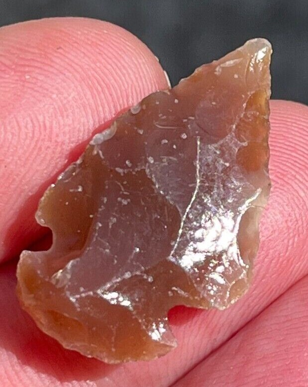 Ohio Corner Notch Flint Knapped Arrowhead, 1 1/4", From Estate | eBay