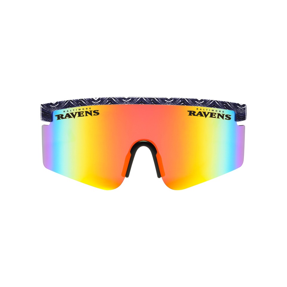 FOCO X Zubaz NFL Collab 90s Retro Swag Sunglasses, Baltimore Ravens | eBay