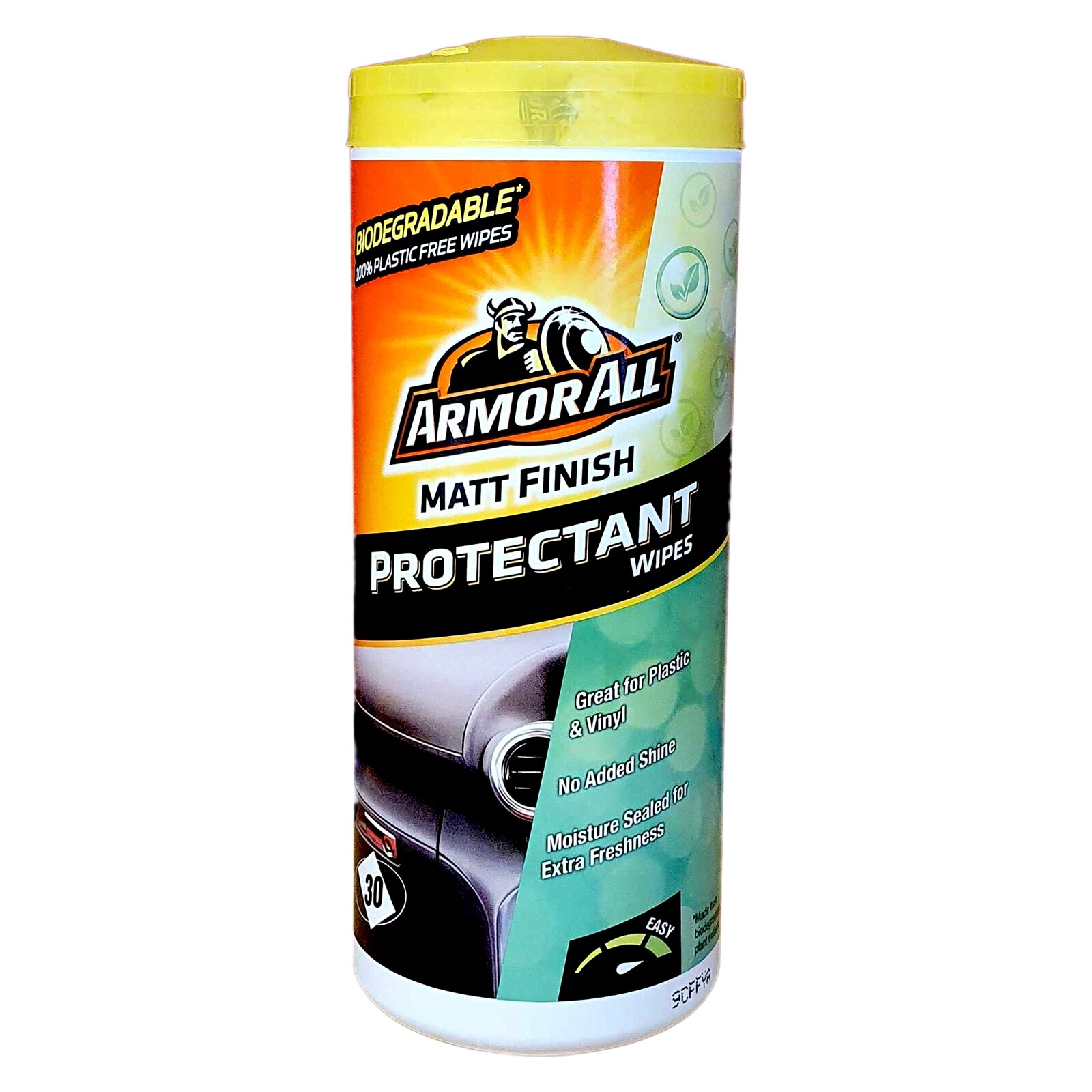 Armor All Dashboard Wipes - Matt Finish - Interior Car Cleaning - Tub ...