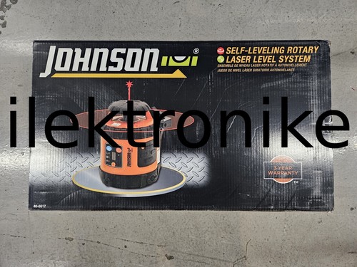 Brand NEW Johnson Level 40-6517 Rotary Laser Self Leveling 360 Beam Kit ...