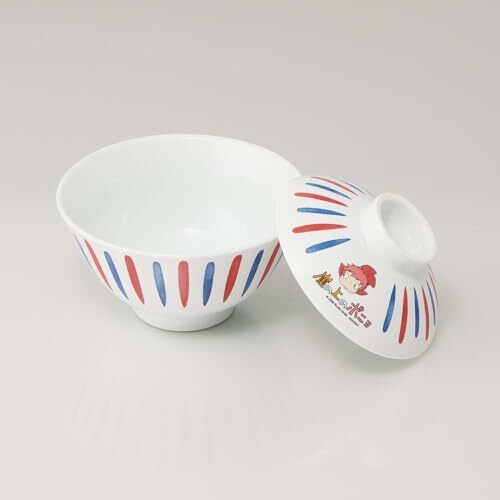 Ponyo Studio Ghibli Ceramic Ramen Bowl with Lid, Microwave Safe Japan ...