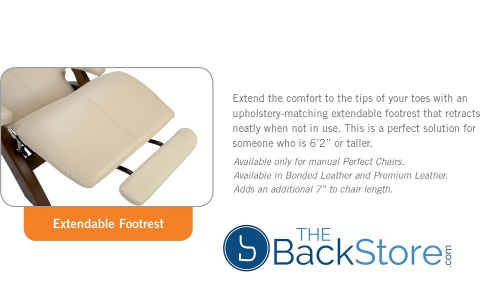 Black Human Touch PC-410 PC-420 Perfect Chair Recliner Footrest ...