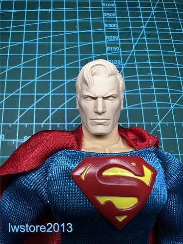 1:6 Superman Clark Kent Head Sculpt Carved For 12" Male Action Figure ...