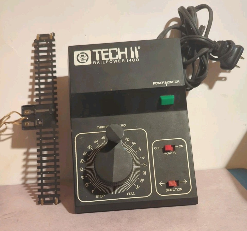 VTG USA Made MRC Tech II Railpower 1400 Transformer Model Train Speed ...