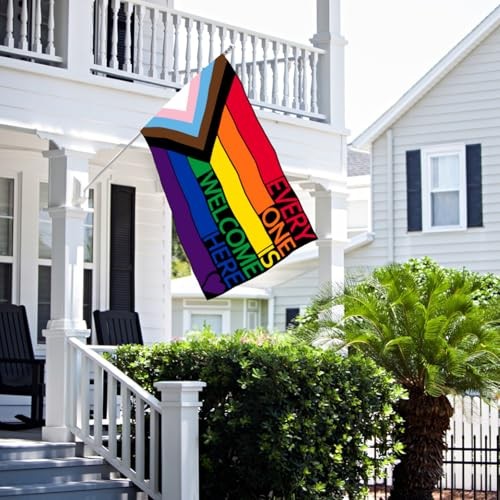 Progress Pride Rainbow Flags 3x5 Outdoor -Double Sided 3 Ply Heavy Duty ...