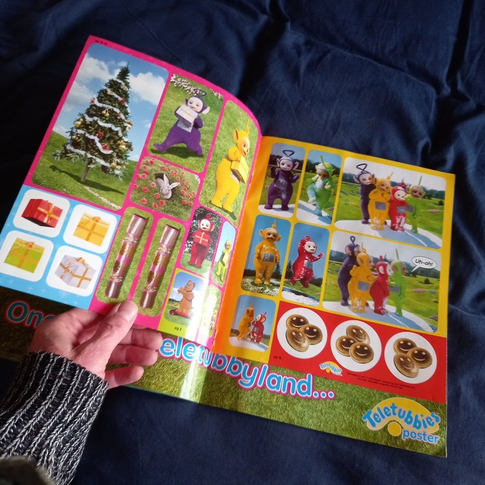 HIGHLY COLLECTABLE, 1997 TELETUBBIES MAGAZINE WITH GIFT AND STICKERS ...