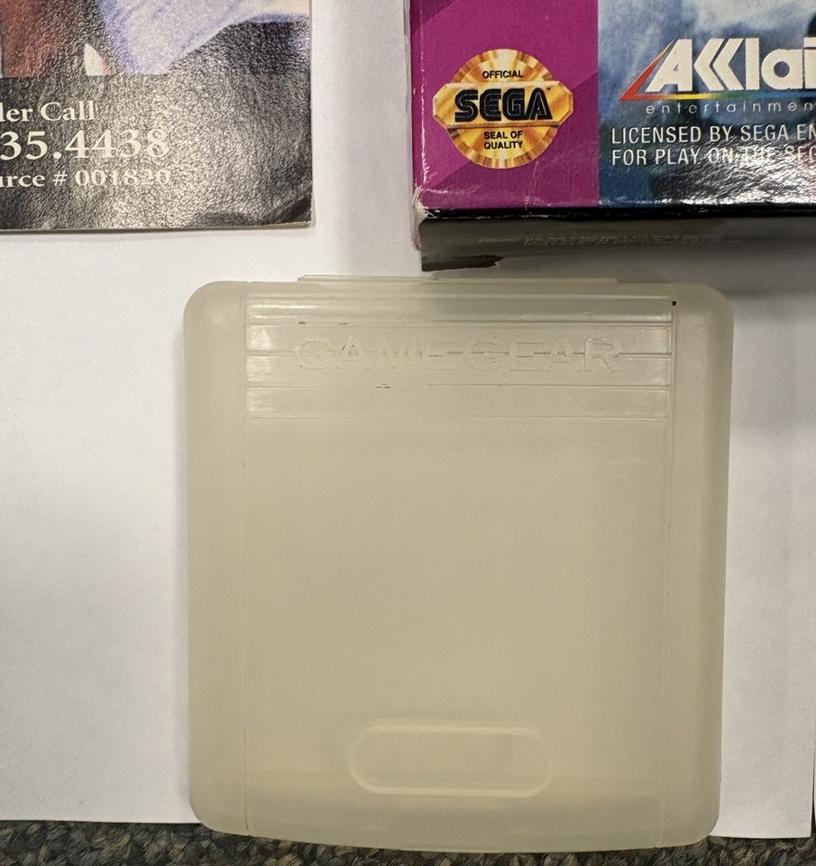 NFL Quarterback Club '96 - Sega Game Gear with Manual, box, case and ...