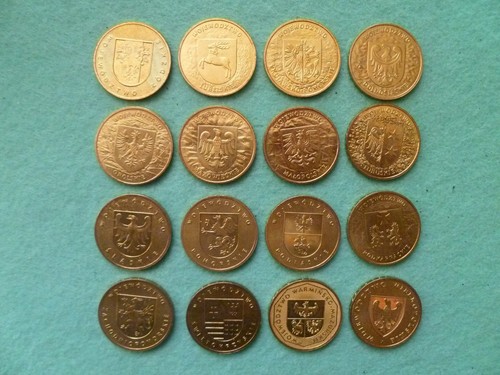 Nordic Gold poland coin set 16 x 2 zl.2004-2014. | eBay