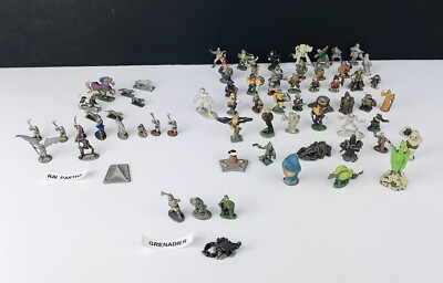 70s 80s Lot of 68 Ral Partha Grenadier DnD Minis Goblins Mixed ...