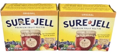 Sure Jell Premium Original Fruit Pectin 1.75 oz (2 Boxes) | eBay