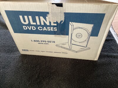 Uline DVD CASES S-6780 100 in Case PLUS 55 Additional Loose pieces ...