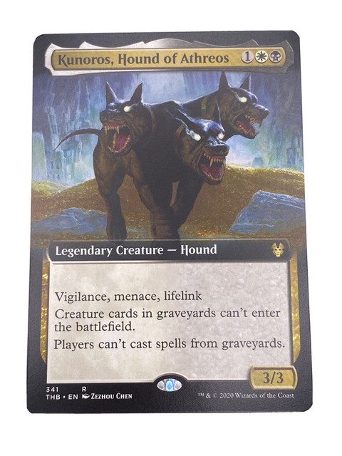 MTG Kunoros, Hound of Athreos Theros Beyond Death 341 Regular Rare for ...