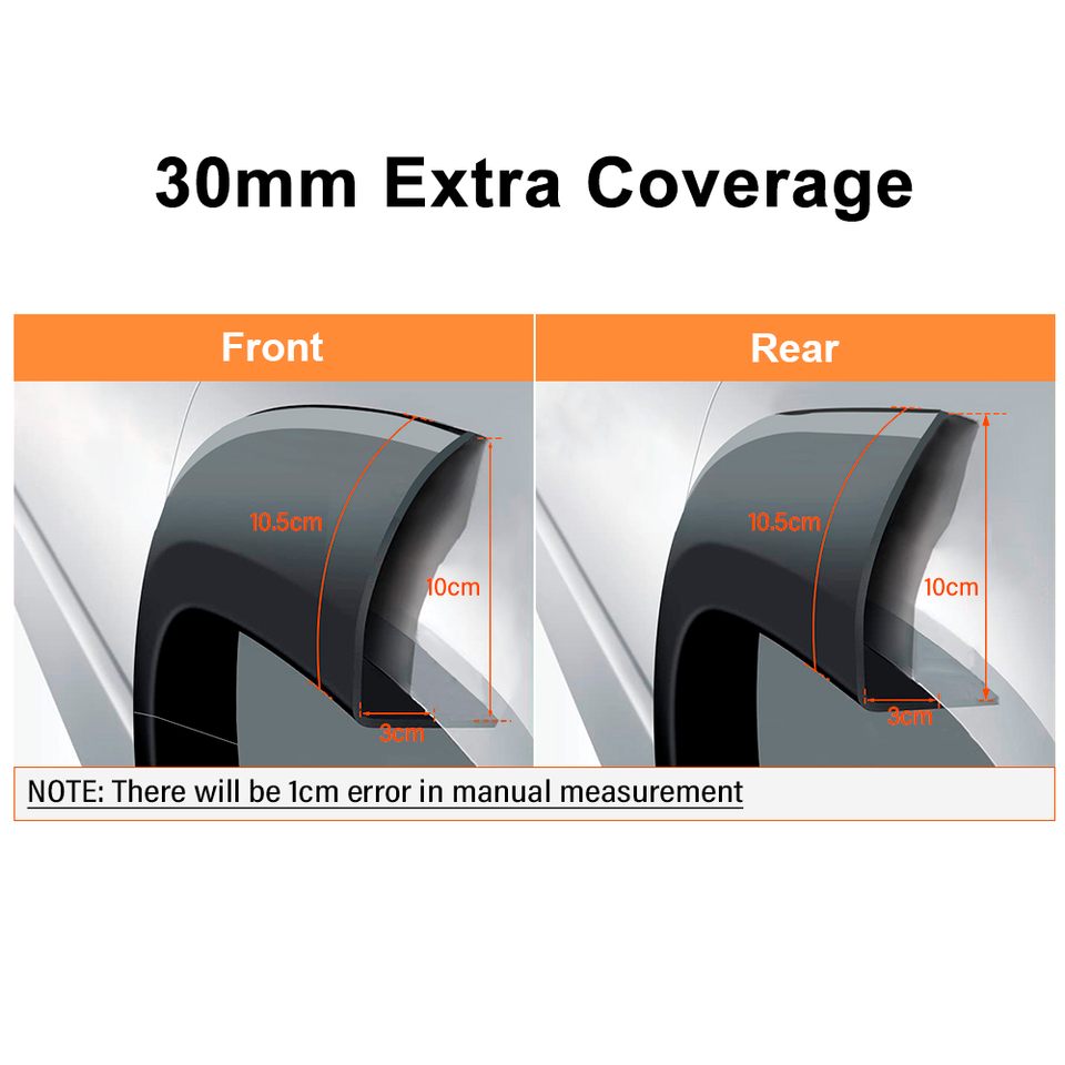 30mm Wheel Arch Body Kit Styling for Ford Ranger Wildtrak 2023-2025 ...