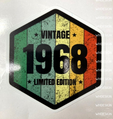 Vintage 1968 sticker Car. Bike. 4X4 , Tool box. | eBay UK