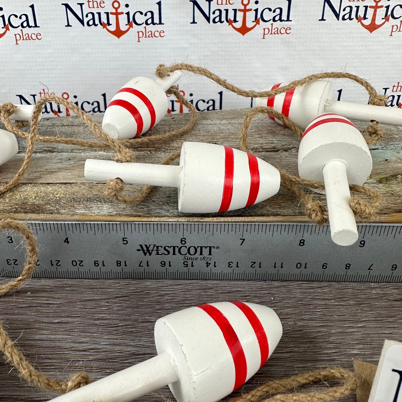 Lobster Buoy Floats On String - Red or Blue Fish Net Garland - 6 Ft ...