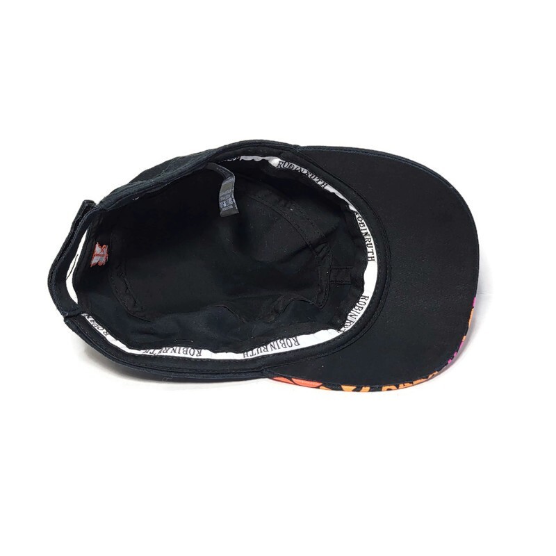 Cabo by Robin Ruth Cadet Style Black Hat Spiral Color Lettering Brim ...