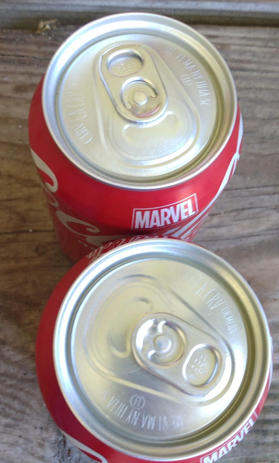 2 COKE COCA COLA CAN 2024 Marvel EDITION Dare Devil Nick Fury Empty B/O ...