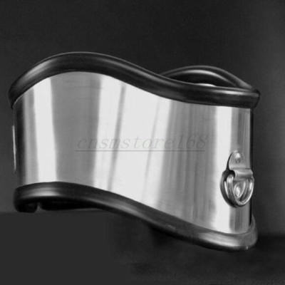 Bondage Stainless Steel Neck Collar Posture Choker Restraint Slave BDSM ...