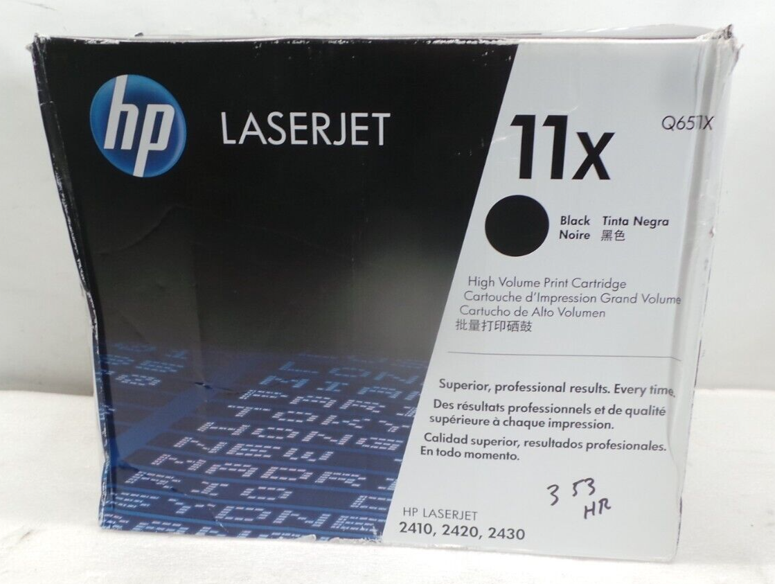 HP 11X (Q6511X) Black LaserJet Toner Cartridge for sale online | eBay