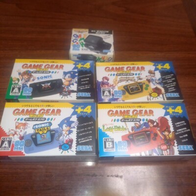 Game Gear Micro Console Big Window 4 Colors Complete Set 30th ...