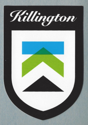 NEW KILLINGTON VERMONT SKI SNOWBOARD MOUNTAIN AREA RESORT STICKER 4" x ...