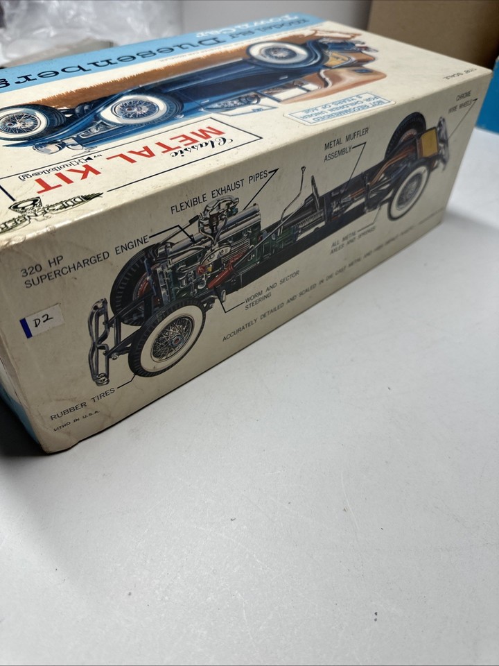 *READ* VTG Hubley SJ Duesenberg Town Car 1:18 Scale Metal Model Hobby ...