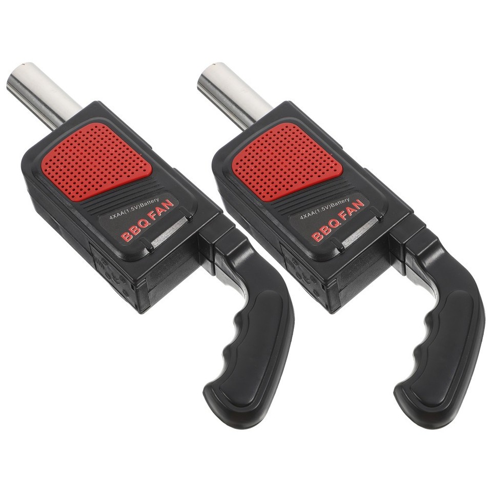2 Pcs Bbq Fan for Fire Starting Handheld Vacuum Blower Bellows Tool ...