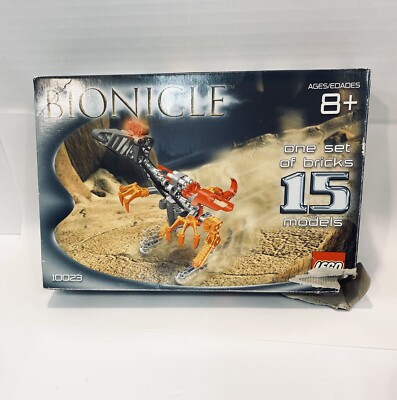 100% Complete LEGO 10023 Bionicle Master Bldr Set 2002 w/Instructions ...