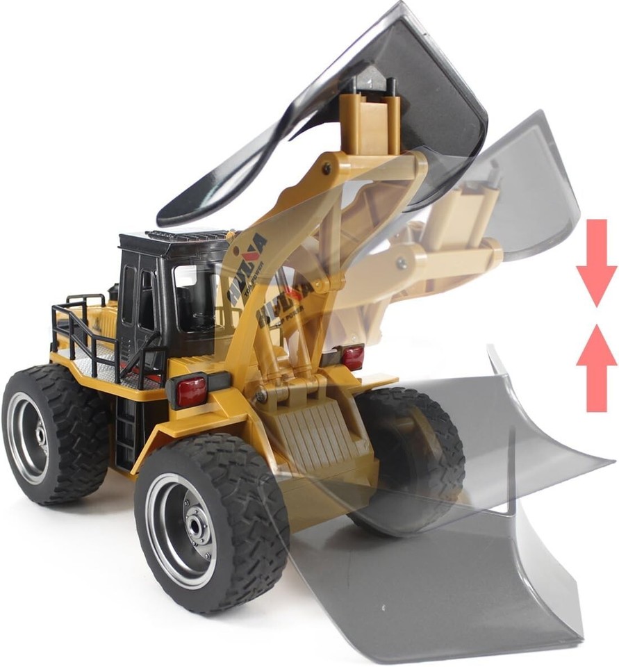 RC Snow Plow Truck - 4WD Remote Control Vehicle for Kids with LED ...