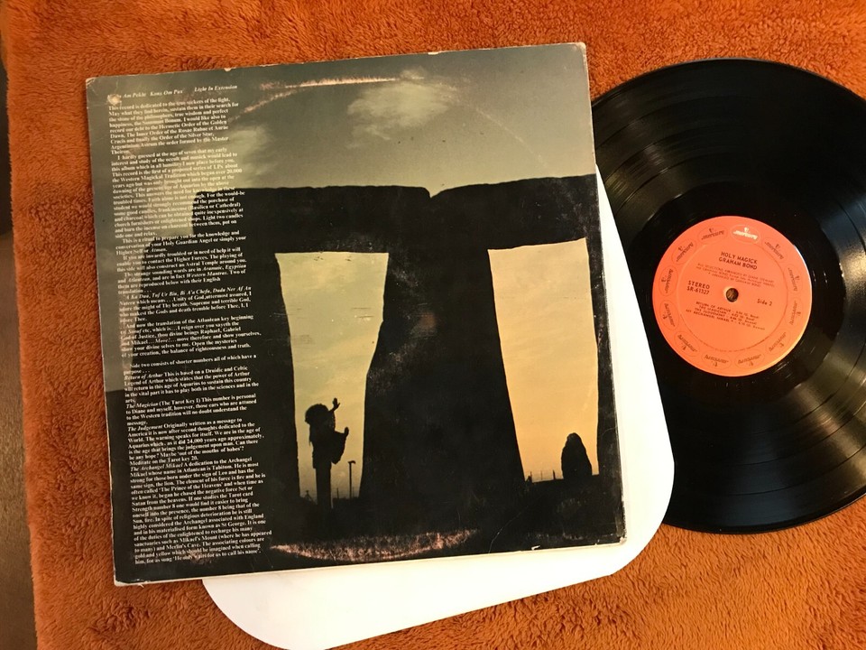 GRAHAM BOND Holy Magick LP 1970 MERCURY RECORDS Vinyl original sr61327 ...