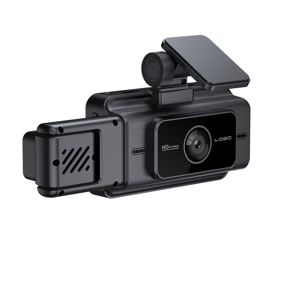 3in Car Dash Camera 1080P Front Rear Inside Smart Car DVR Recorder ...