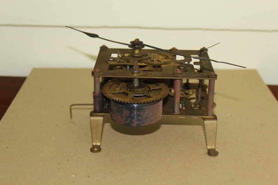 Antique New Haven 30 Day Regulator Clock Movement W/ Second, Minute ...