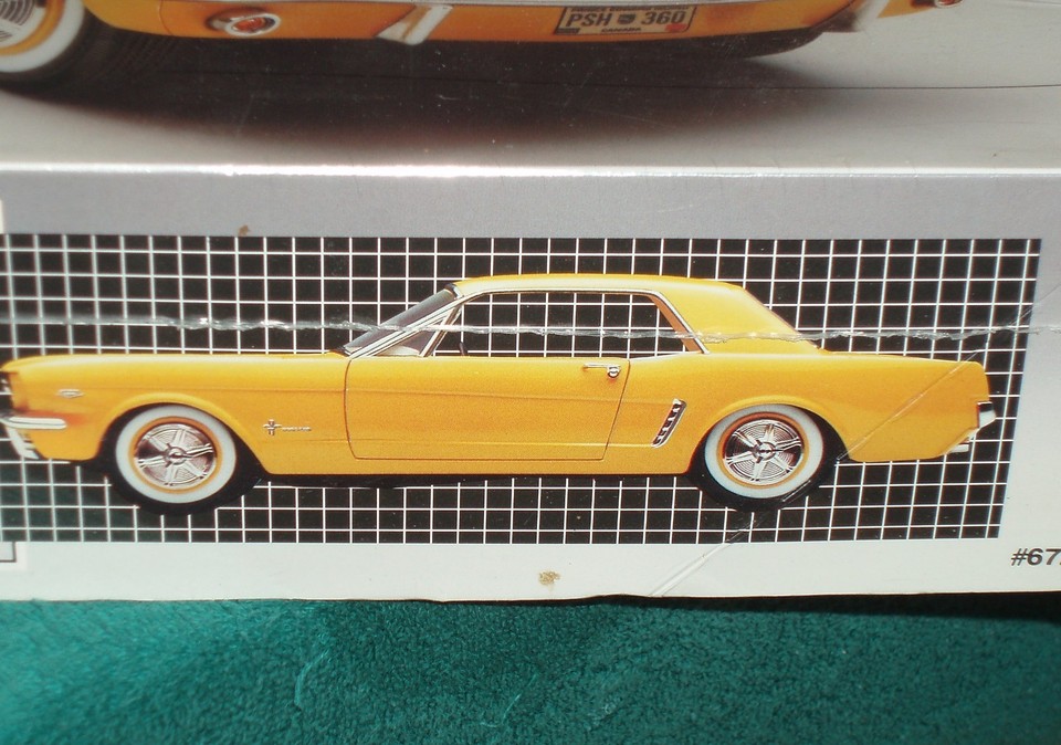 AMT 1964 1/2 FORD MUSTANG PLASTIC MODEL KIT 1/16 RARE! SEALED BOX | eBay