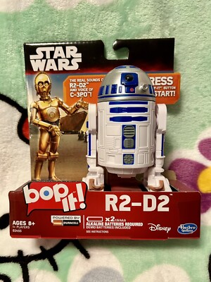 STAR WARS R2-D2 BOP IT! R2D2 sounds and C-3PO voice! Disney Hasbro. New ...